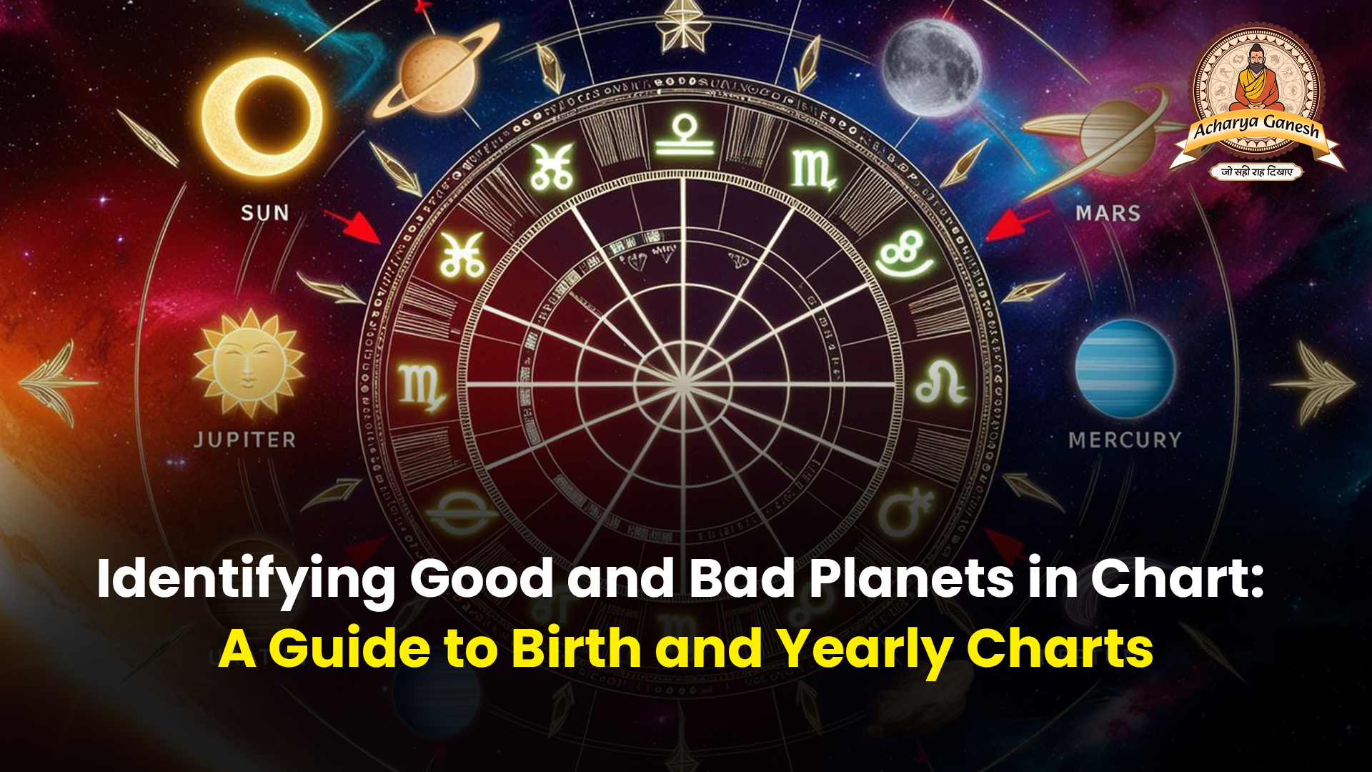 Good and Bad Planets in Chart: Know Their Influence
