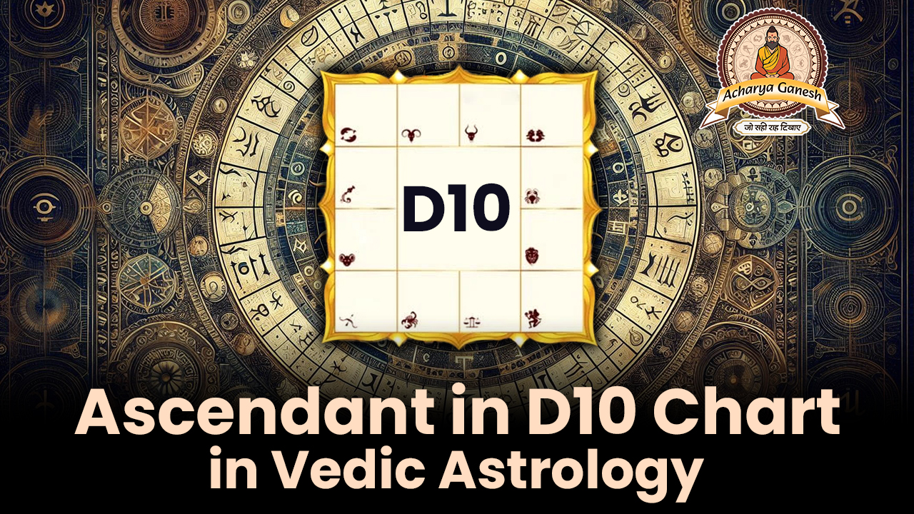 Ascendant in Dashamsha D10 Chart in Vedic Astrology