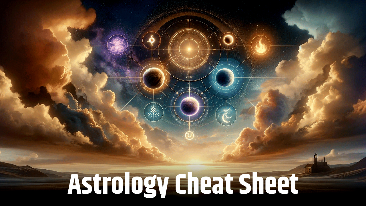 The Ultimate Astrology cheat sheet for Aspiring Astrologers