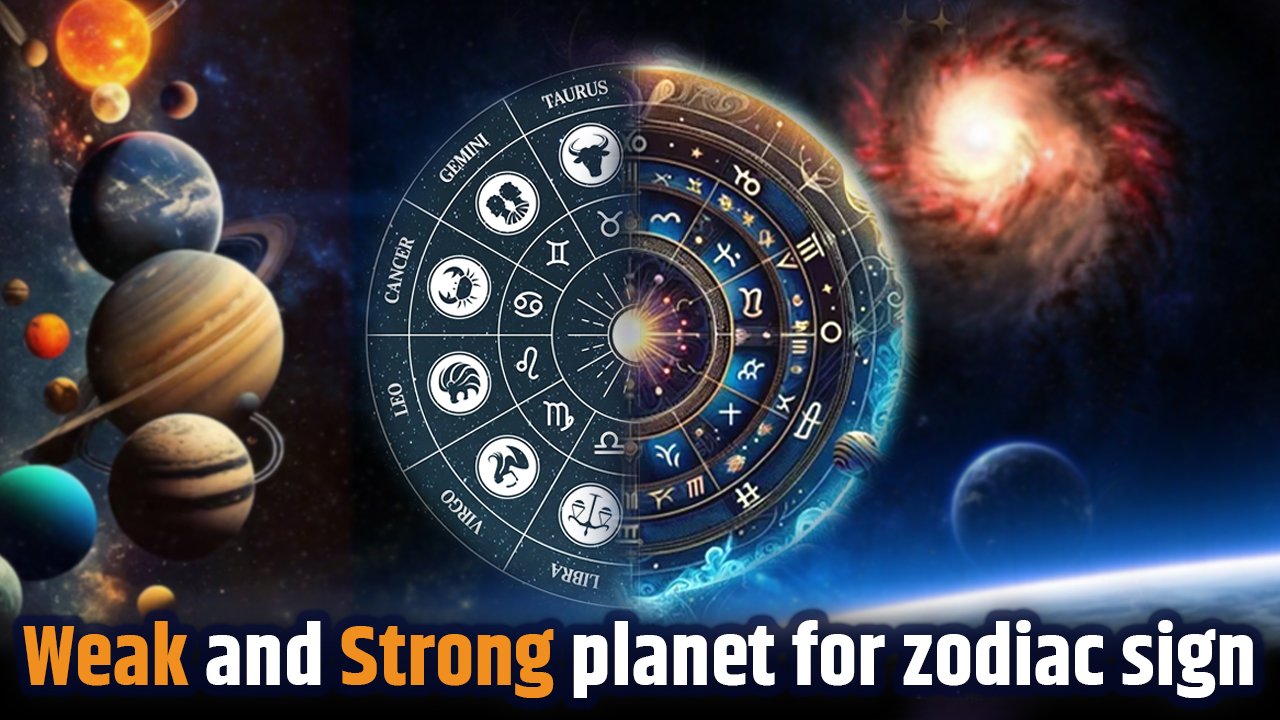 Weak and Strong Planets in Zodiac Signs Understanding it