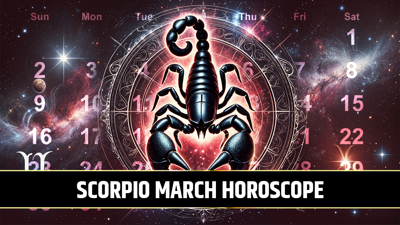 Scorpio March Horoscope 2025: Month of Change and Growth